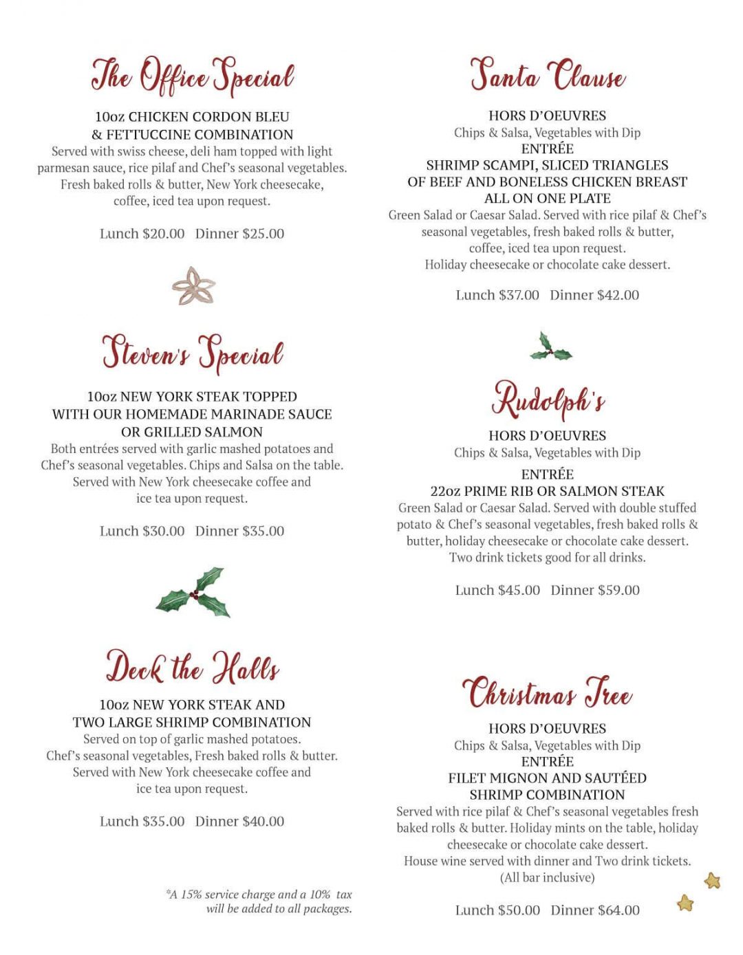 Holiday Packages | Stevens