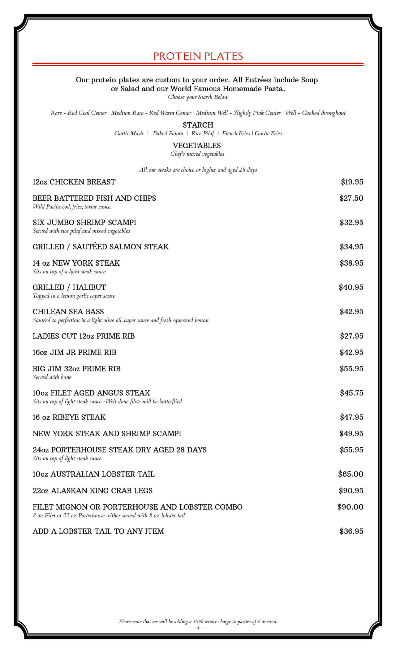 Menu | Stevens